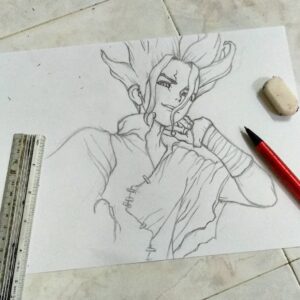 Dr. Stone Drawing Pic - Drawing Skill