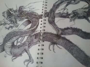 Dragon Monster Drawing Sketch - Drawing Skill