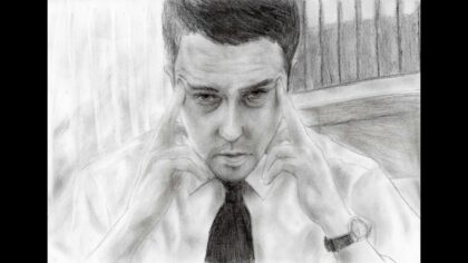 Edward Norton Drawing Image - Drawing Skill