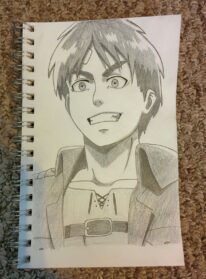 Eren Yeager Drawing Realistic - Drawing Skill