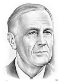 Franklin D Roosevelt Drawing High-Quality - Drawing Skill
