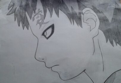 Gaara Drawing Realistic - Drawing Skill