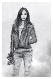 Krysten Ritter Drawing Sketch - Drawing Skill