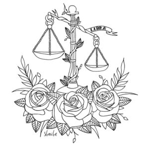 Libra Drawing Pic - Drawing Skill