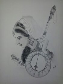 Meera Drawing Image - Drawing Skill