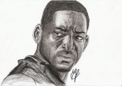 Will Smith Drawing Sketch - Drawing Skill