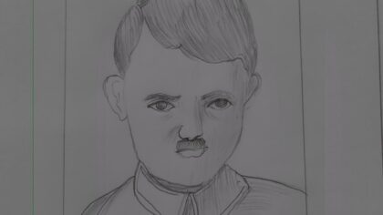 Adolf Hitler Drawing Pic - Drawing Skill