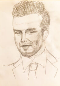 David Beckham Drawing - Drawing Skill