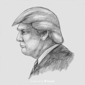 Donald Trump Drawing Pictures - Drawing Skill