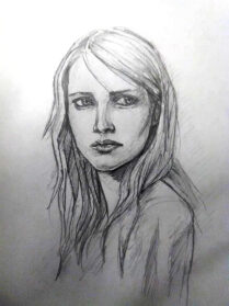 Emma Roberts Drawing Beautiful Art - Drawing Skill