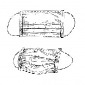 Face Mask Drawing Image - Drawing Skill