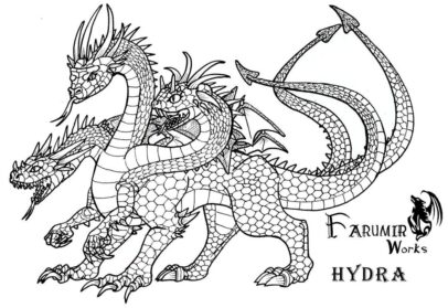 Hydra Drawing Photo - Drawing Skill