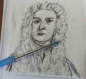 Isaac Newton Drawing Pics - Drawing Skill