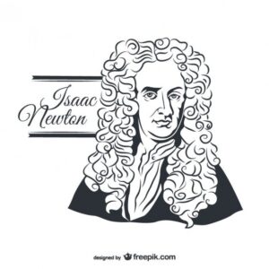 Isaac Newton Drawing Sketch - Drawing Skill
