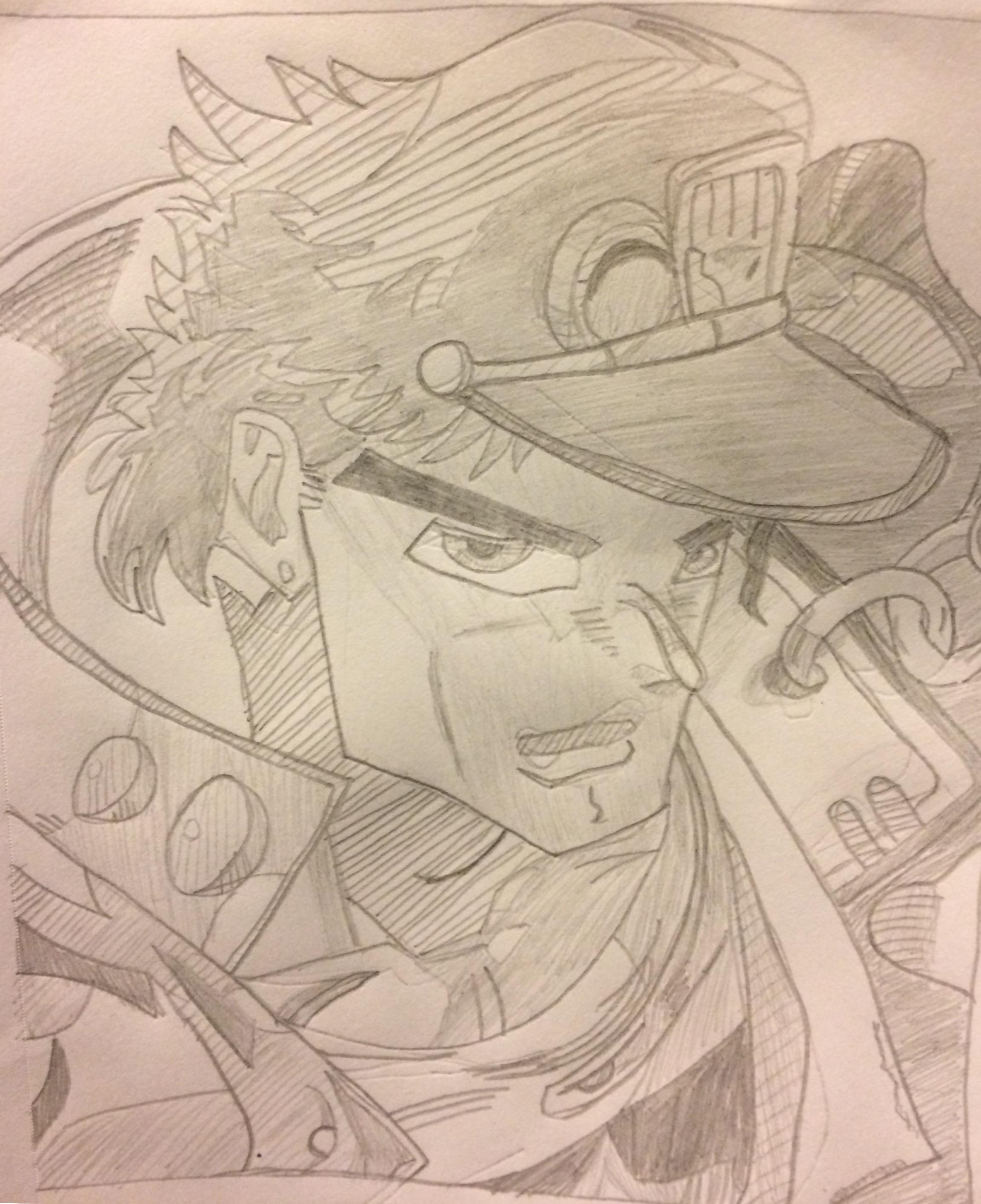 JoJo’s Bizarre Adventure Drawing Beautiful Art - Drawing Skill