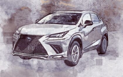 Lexus Drawing - Drawing Skill