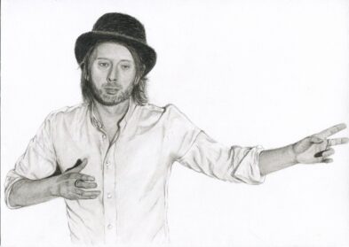 Radiohead Drawing Photos - Drawing Skill