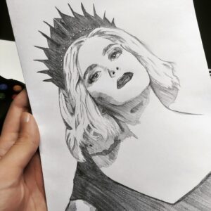 Sabrina Drawing Art - Drawing Skill