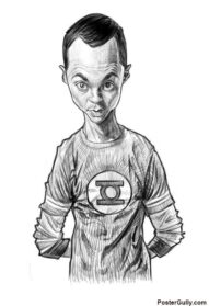 Sheldon Cooper Drawing Image - Drawing Skill