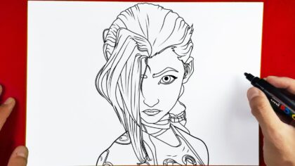 Arcane League of Legends Drawing Image - Drawing Skill